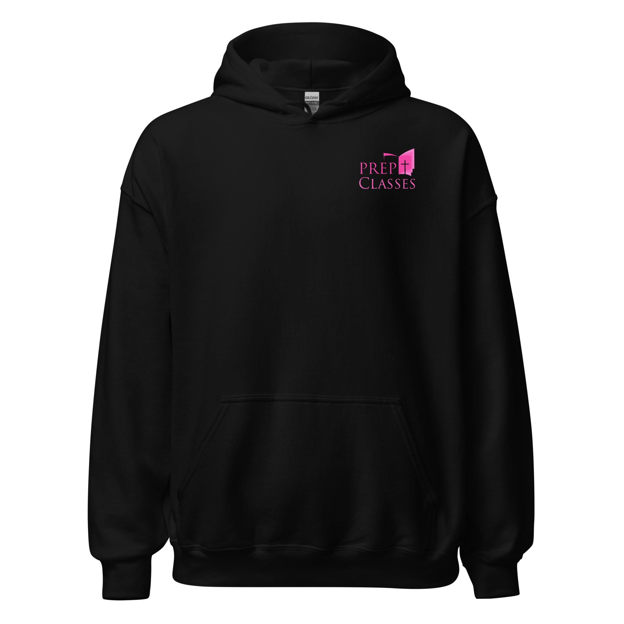 Adult Hoodie-Hot Pink Logo – PREP Classes Merch